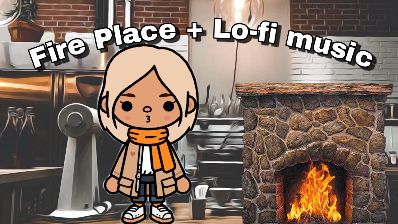 Fire Place + Lo-fi Music - YouTube