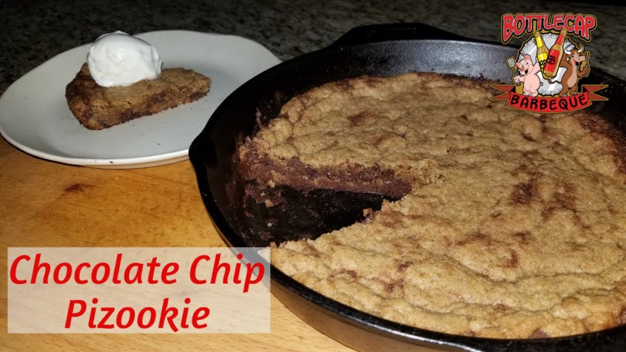 How to Make a Pizookie on a Grill | Chocolate Chip Pizookie - YouTube