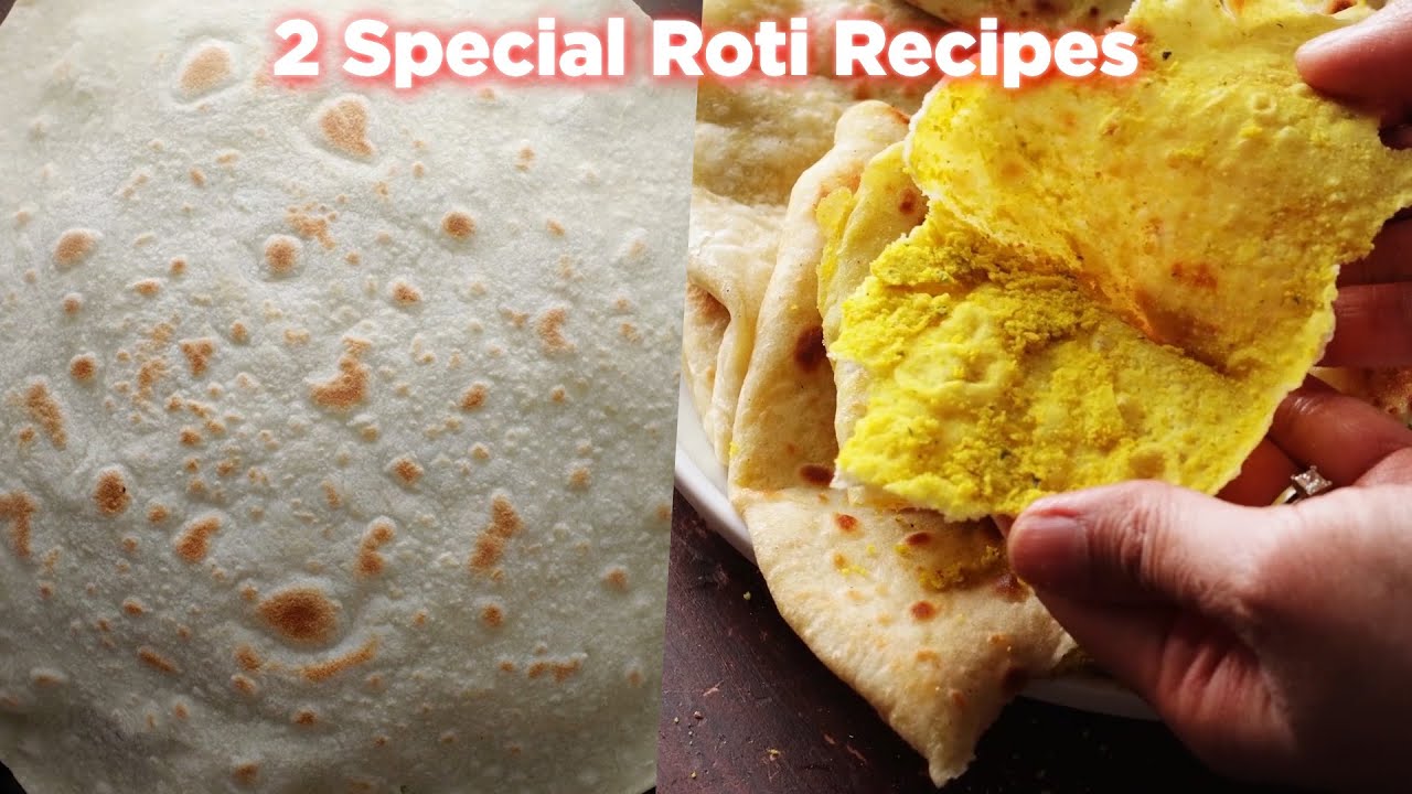 Easy Rumali & Dal Roti Recipes - YouTube