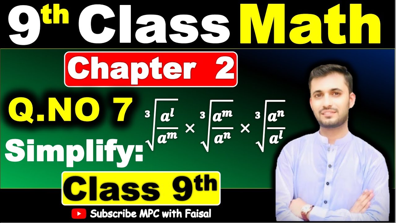 class 9 maths chapter 2 Review Exercise 2 Question 7_ Math 9th Review ...