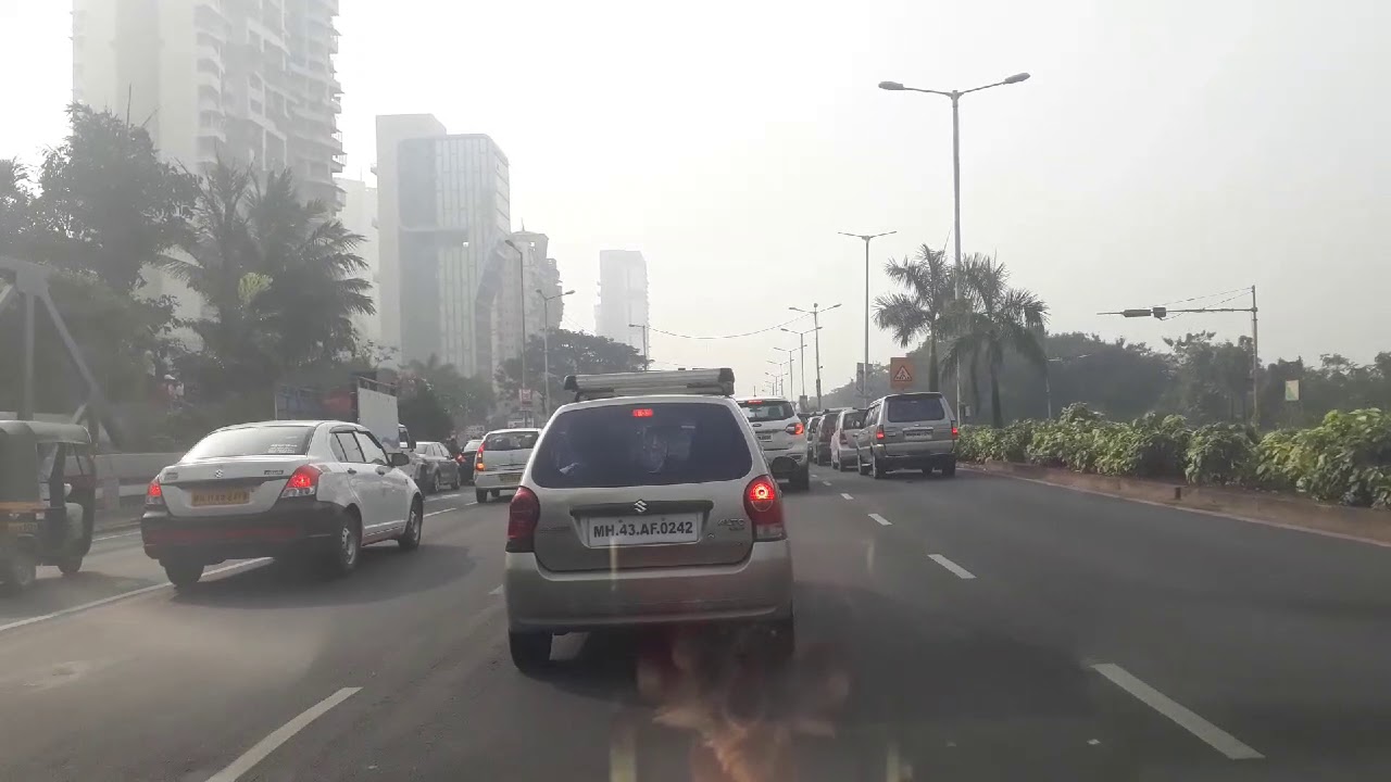 Navi Mumbai | Palm Beach Road | Sanpada to Uran phata - YouTube