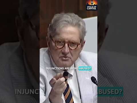 HEATED SENATE HEARING, SENATOR KENNEDY PUT NOMINEE ON HOT SEAT OVER  INJUNCTION