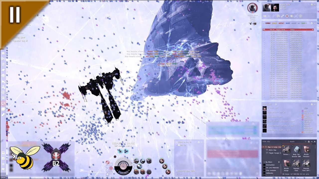 EVE Online Pandemic H. Titan get POOGGY WOGGY in WLF-D3 | Imperium, B2 & FI.RE Coalition - YouTube