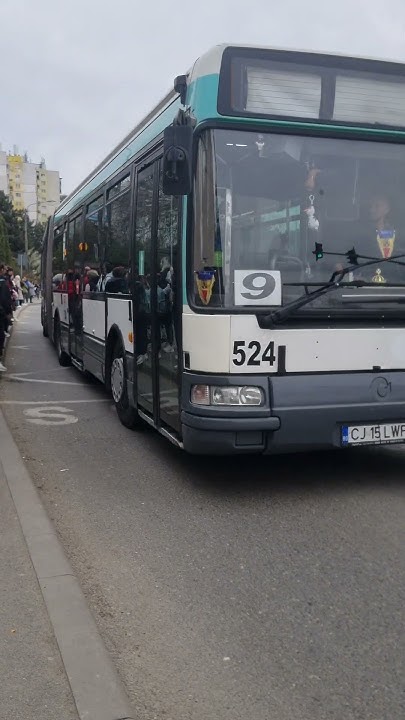 Autobuzul Renault Agora L #524 pe linia 9 cu direcția Piața Gării (@nicolasagora524 ) - YouTube