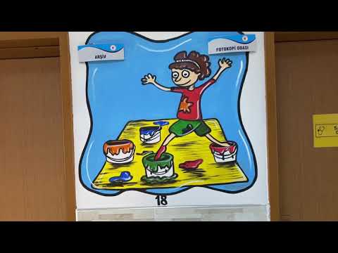 Renkten renge girmek deyimi, Deyimler ve atasözleri resimle ve karikatürle anlatma,duvardaki sanat