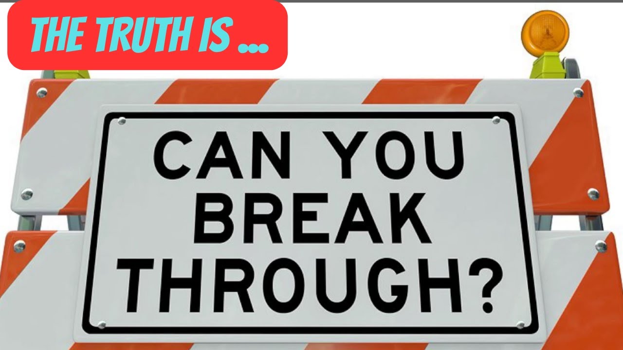 HOW TO OVERCOME THE ROADBLOCKS OF LIFE (THE TRUTH IS...) - YouTube