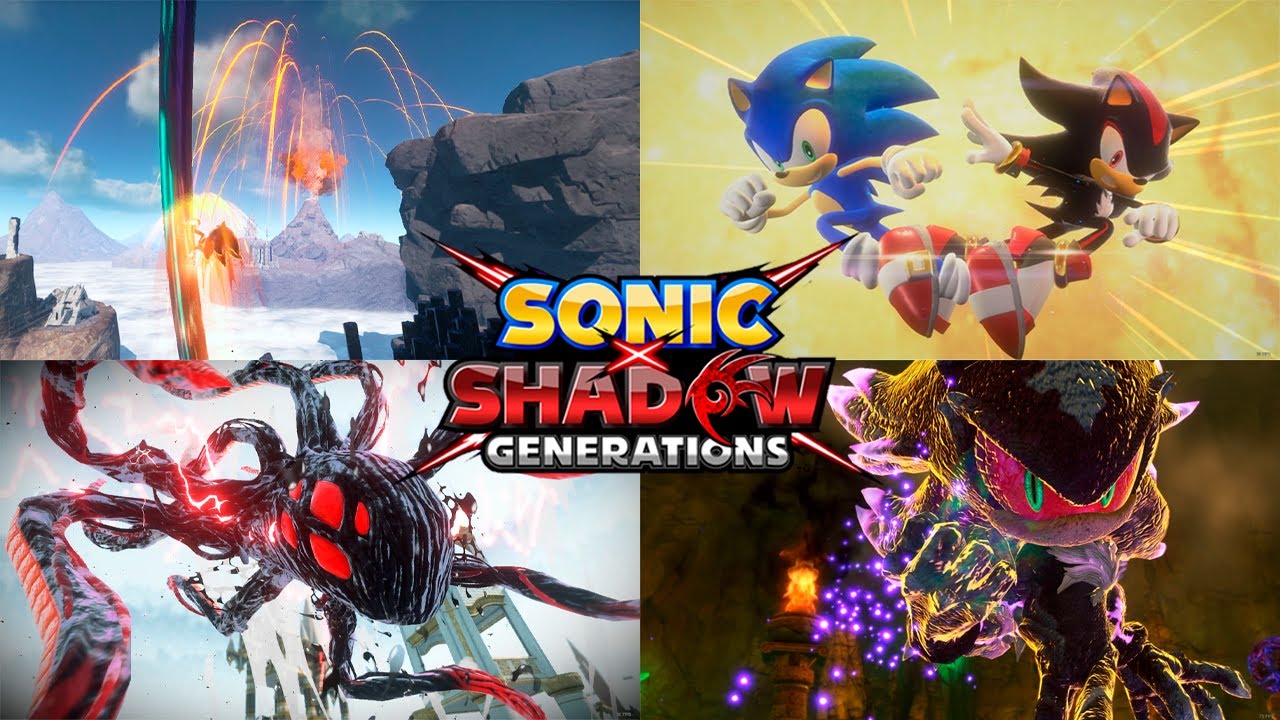 Sonic X Shadow Generations - Doom Morph, Chaos Island e Luta contra O ...