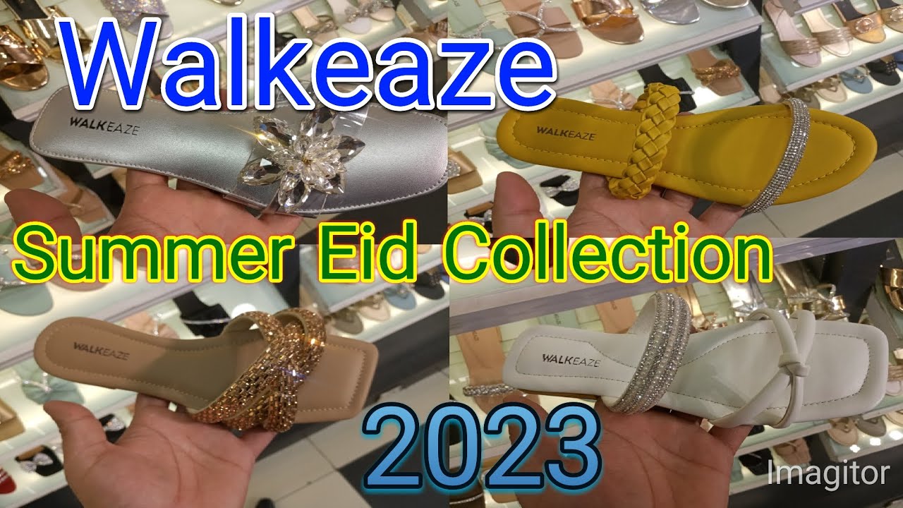 Walkeaze shoes summer collection | Gold & Silver colour added | March 4 ...