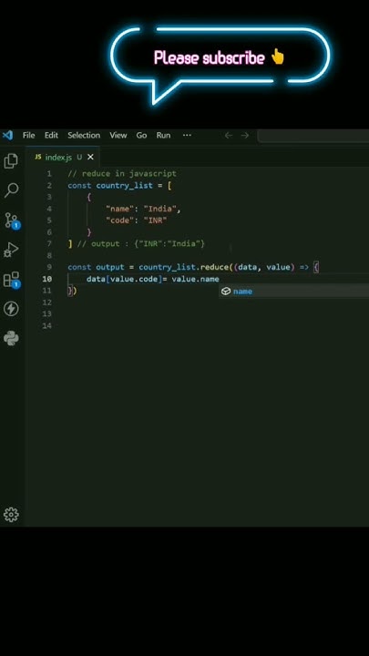 . reduce() in javascript..#trending #interviewtips #coding #programmingtutorial # ...