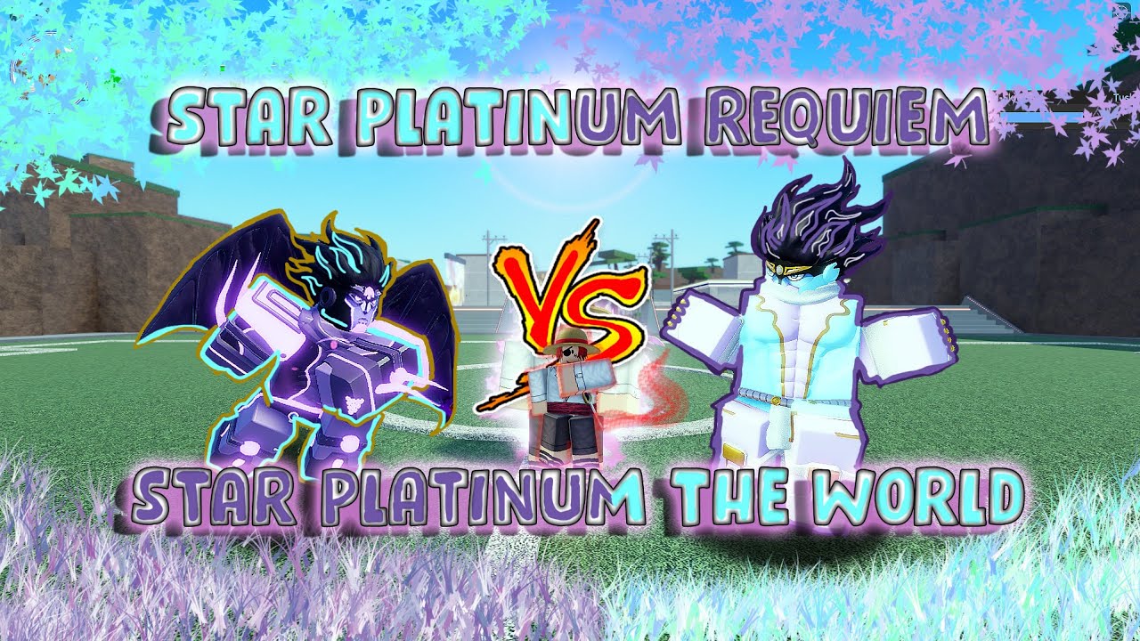 [AUT] Star Platinum Requiem Vs SP The World - YouTube