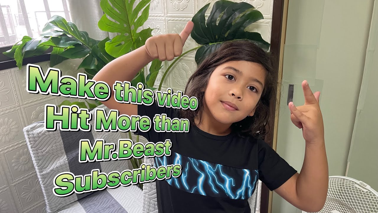 Guys Make this video hit Mr.Beast subscribers #maximun19 - YouTube