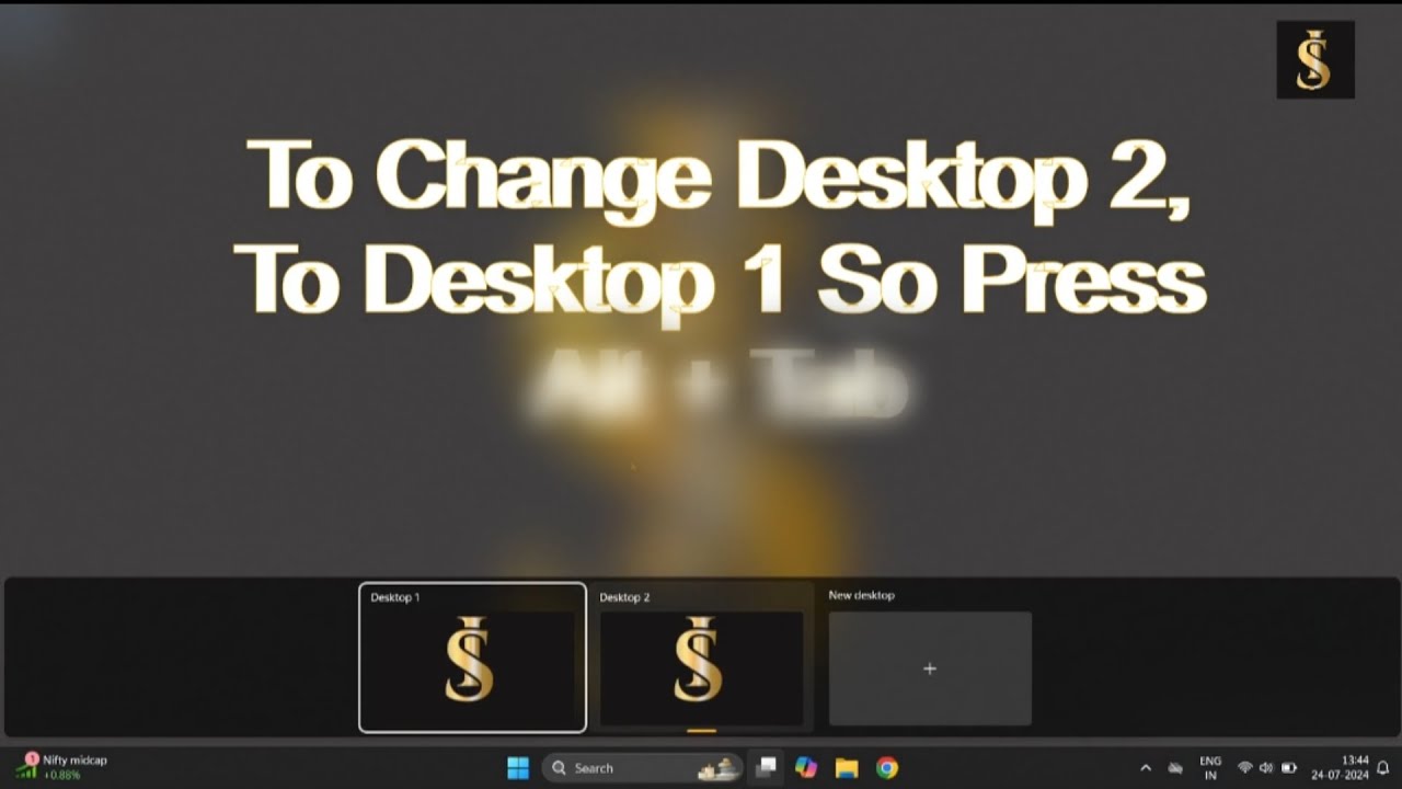 How To Change & Make New Desktop | Small Information | For Multiple ...