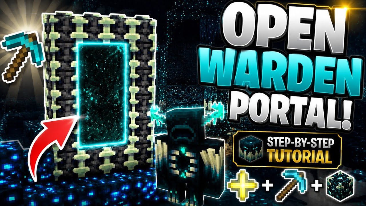 Open Warden Portal | Ancient Portal Minecraft - YouTube