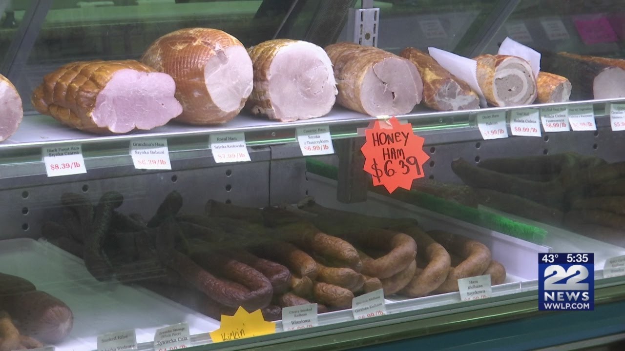 Closures of large meat processing plants affecting local delis - YouTube