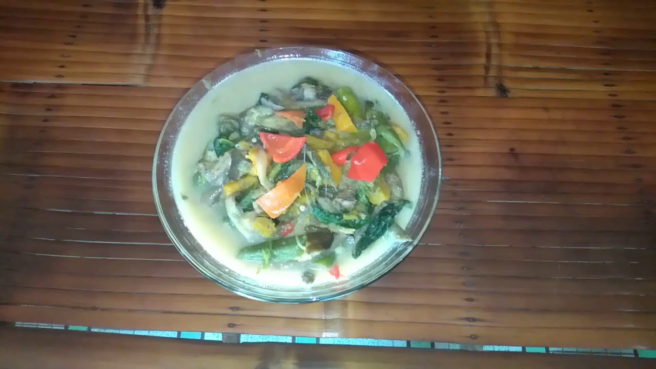 Ginataang Gabi with different kinds of vegetables - YouTube