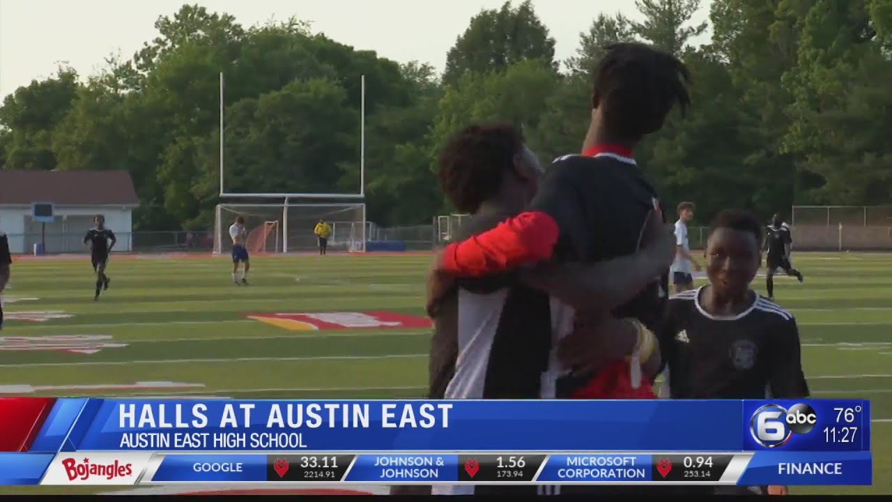 Austin East defends region crown with victory over Halls - YouTube