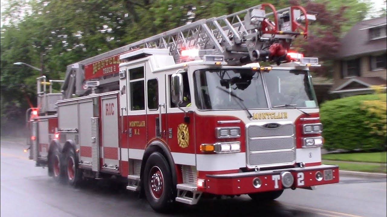Montclair Fire Department Truck 2 Responding 5-13-18 - YouTube