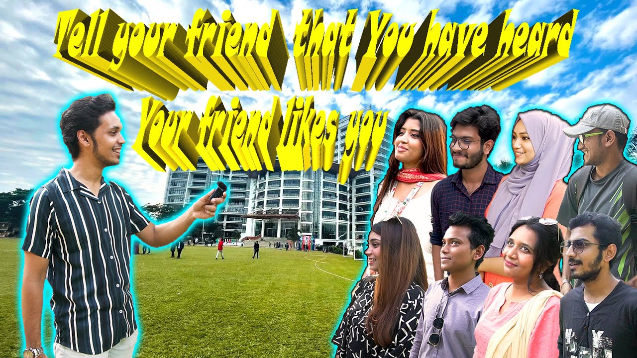 Awkward interview: Tell your friend that you have heard that your ...