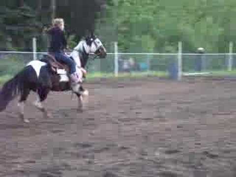 Kassi Simpson On Zip Barrel Racing - YouTube