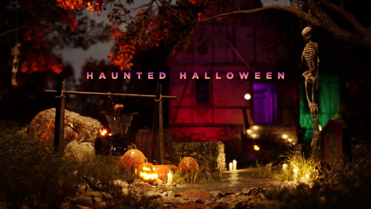 Haunted Music | Rain and Thunder Ambience | Creepy Cinematic Music for ...