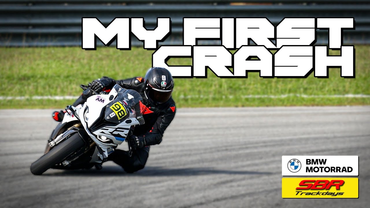 My First Crash / BMW S1000RR / SBR Trackdays #VLOG - YouTube