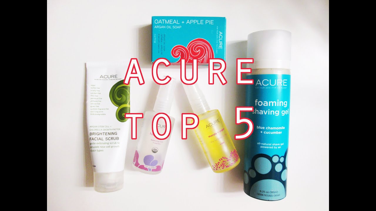 Acure Organics Top 5 Favorite Products // Vegan, Cruelty Free, Non ...