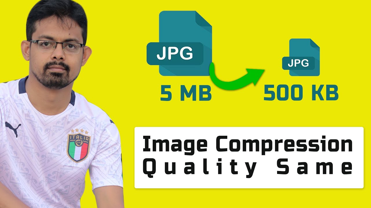 Compress Image Size without losing Quality // Image Compression // How ...
