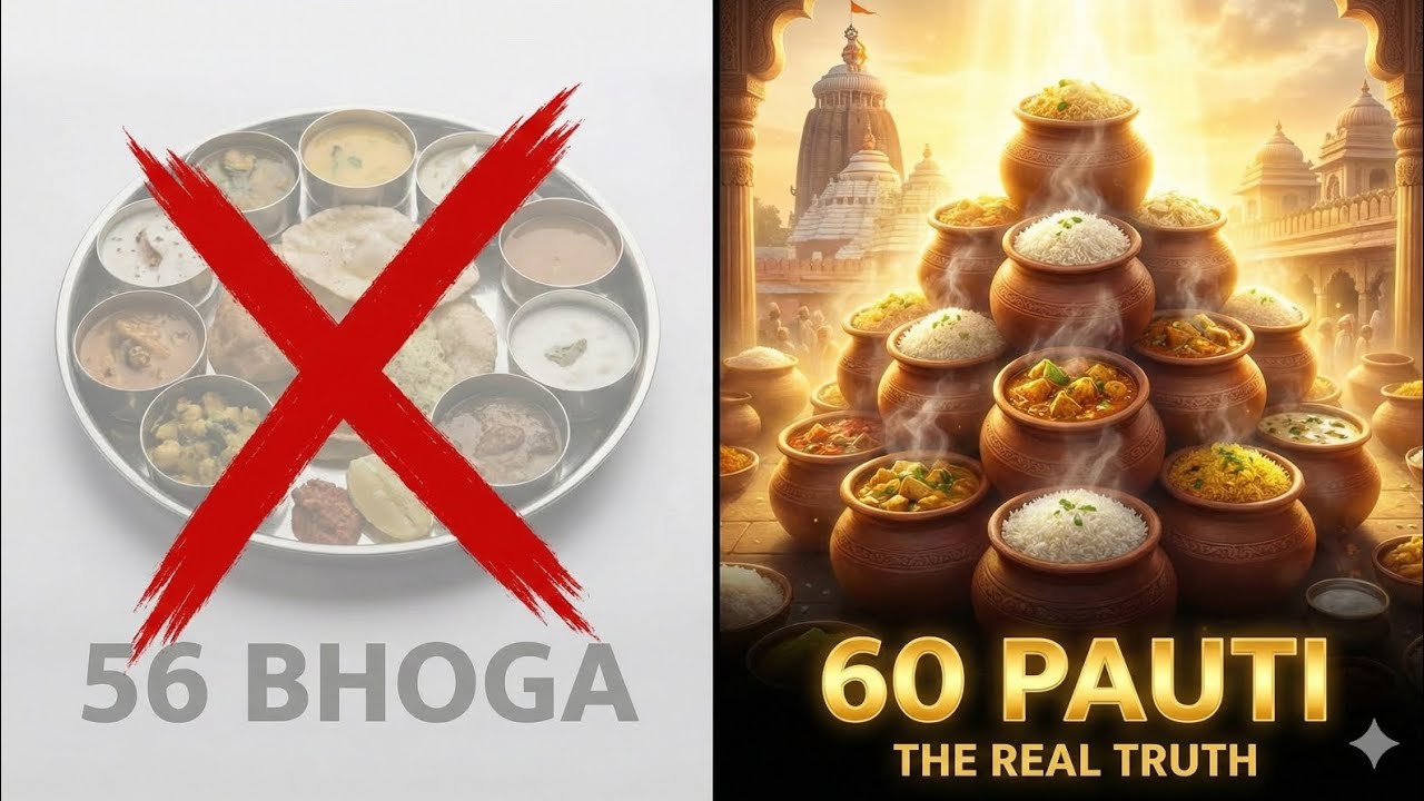 🍛 60 Pauti, Not 56 Bhoga! The Truth of Jagannath Mahaprasad 🙏 - YouTube
