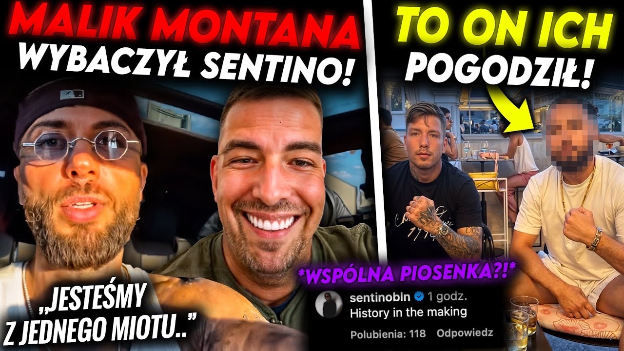 MALIK MONTANA Z SENTINO OFICJALNIE POGODZENI?! (Mr.Polska, Quebonafide ...