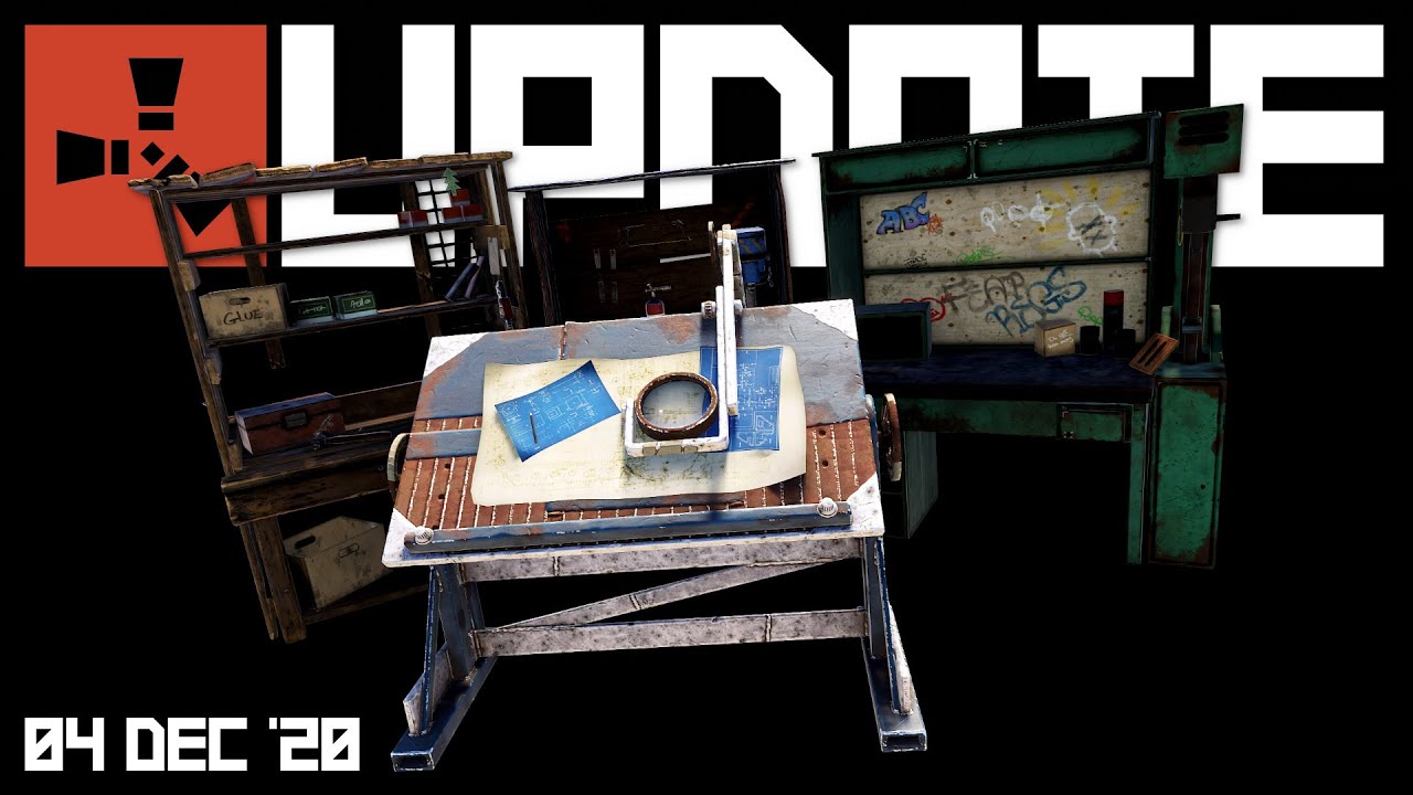 Blueprints and Tech tree changes | Rust Update 4th December 2020 - YouTube