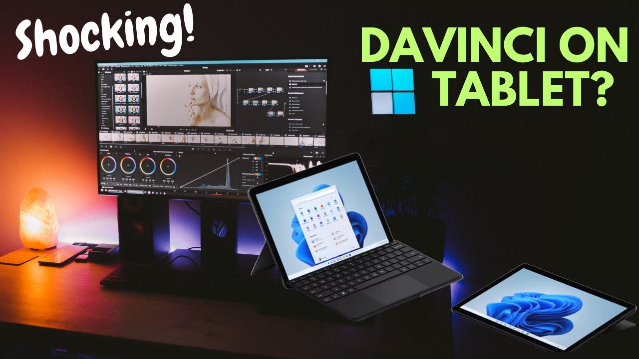 Shocking Results! DaVinci Resolve 19 on a Windows Tablet - YouTube
