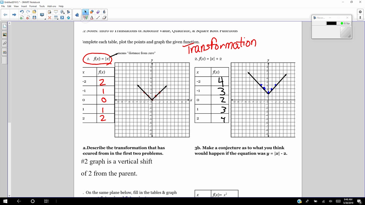 1 2 Vertical Transformations - YouTube