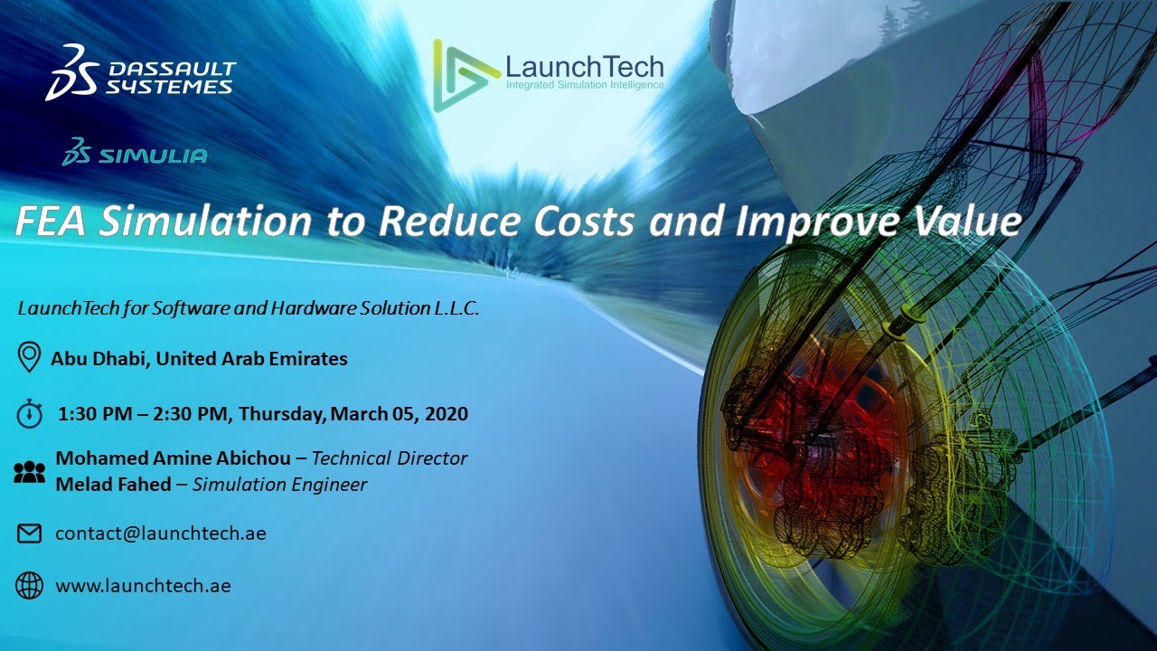 FEA Simulation to Reduce Costs and Increase Value - LaunchTech - YouTube