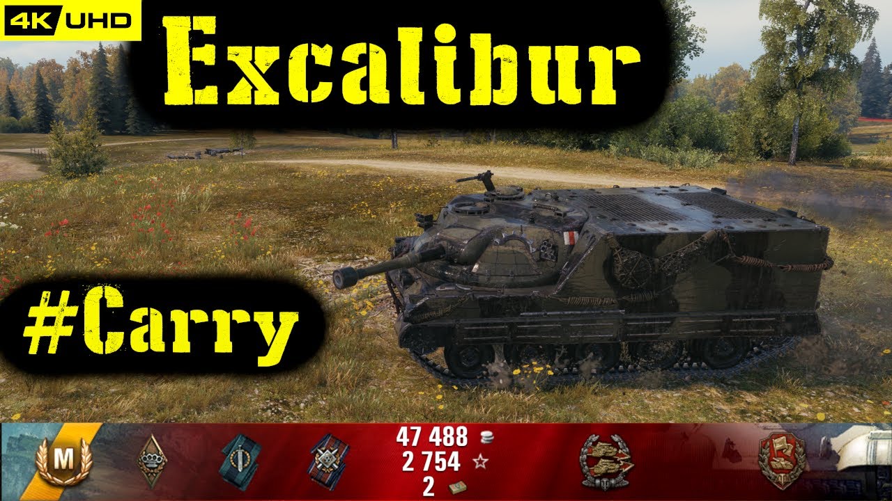 World Of Tanks Excalibur Replay 5 Kills 4 1k Dmg Patch 1 6 1 Youtube