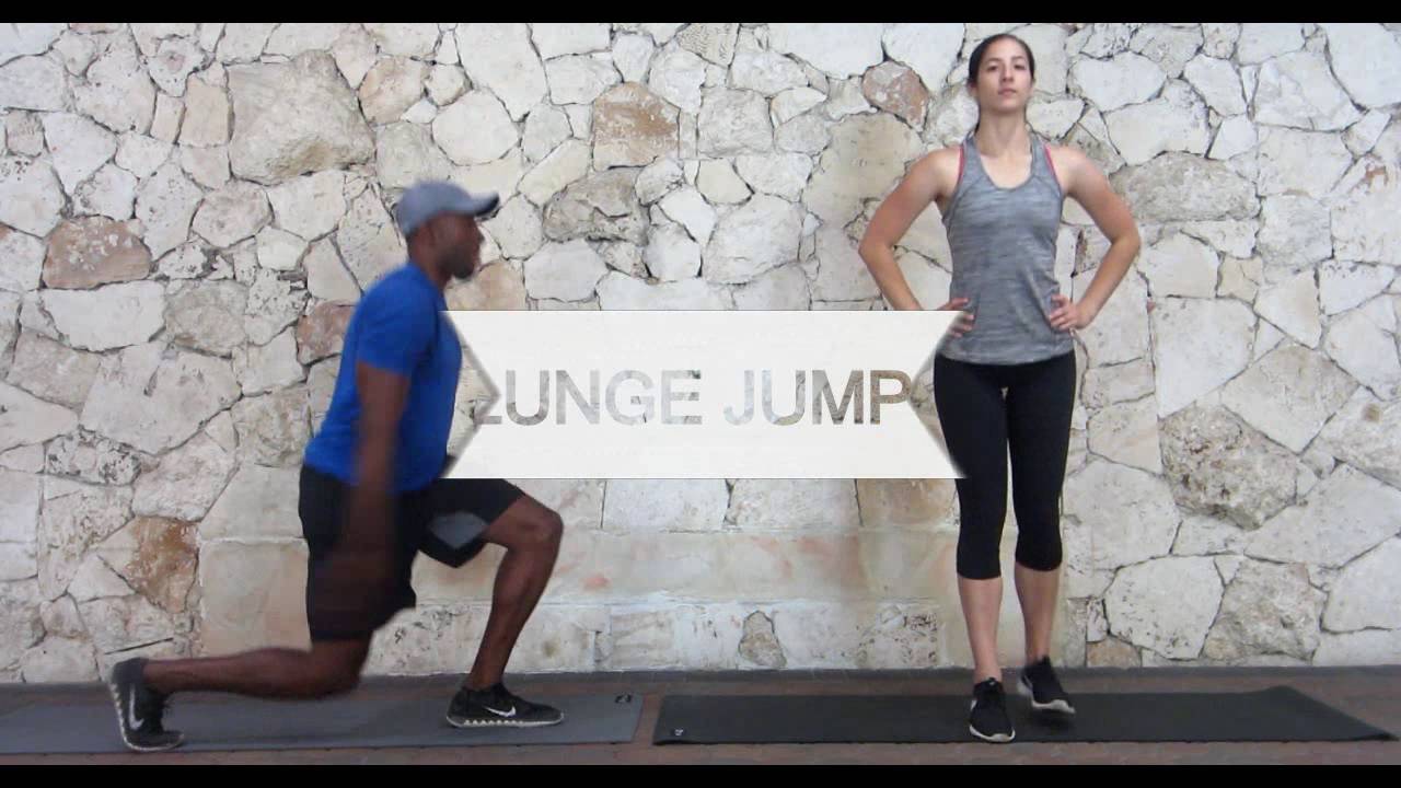 Lunge Jumps - YouTube
