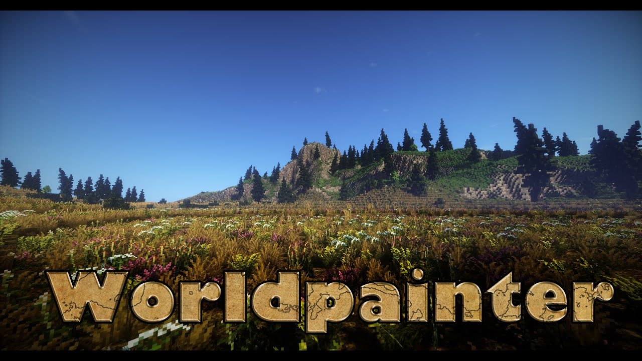 My First WorldPainter Map - YouTube