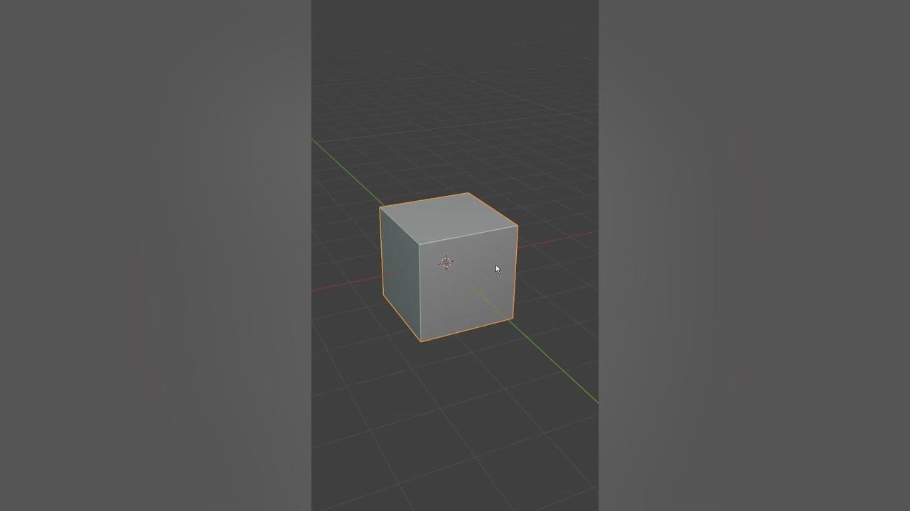 Nuke the default cube in blender! - YouTube