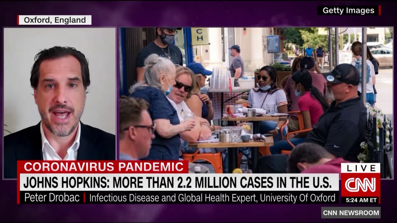 Peter Drobac speaks to Natalie Allen on CNN Newsroom Live, 20 June 2020 - YouTube