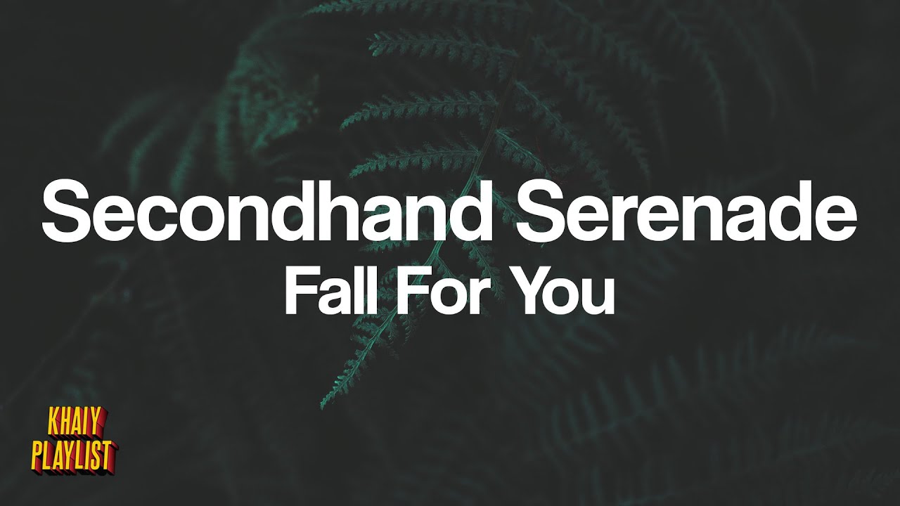 Secondhand Serenade - Fall For You [Lyrics] - YouTube