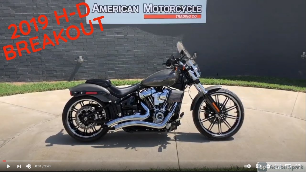 064315 2019 HARLEY-DAVIDSON SOFTAIL BREAKOUT -FXBR - YouTube