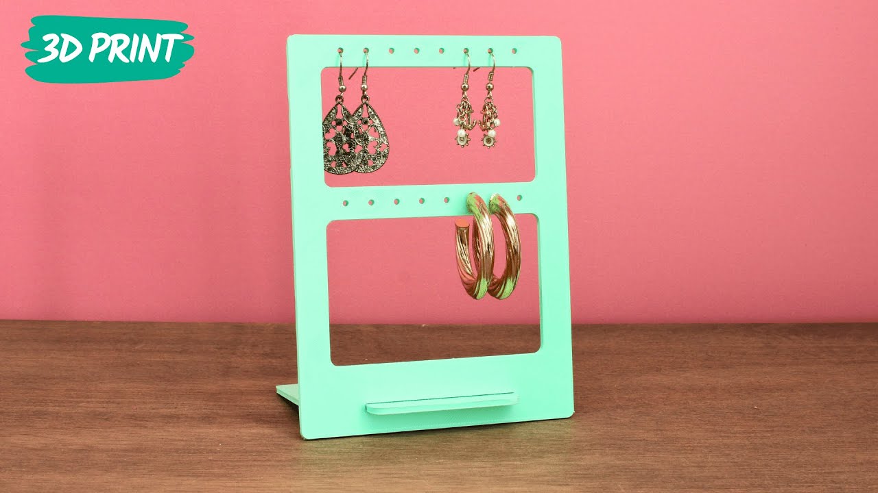 Designing an Earring Holder for 3D Printing like a PRO! Shapr3D - YouTube