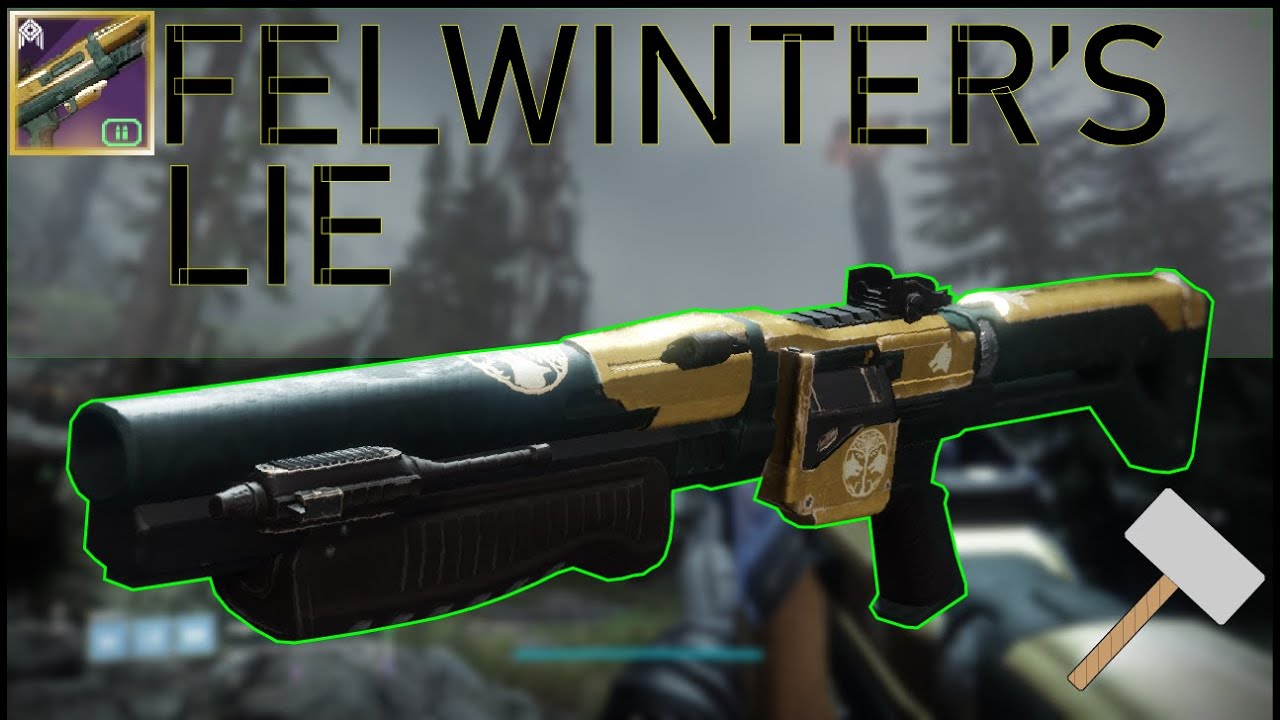 Felwinter's Lie QUICK Review - The BEST Shotgun in D2? - YouTube