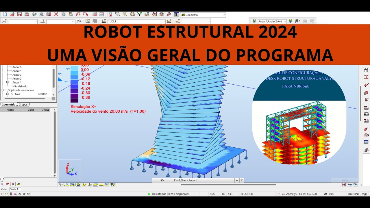 ROBOT ESTRUTURAL 2024 UMA VISÃO GERAL DO PROGRAMA - YouTube