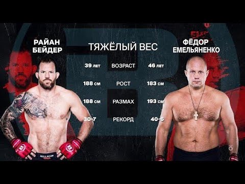 ПОЛНЫЙ БОЙ! Фиёдр Емельяненко vs Раян Байдер _2023 \\ 5_02_2023