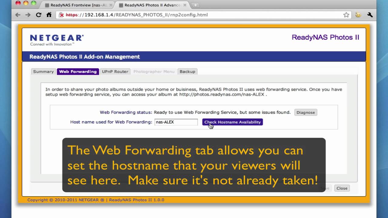 Installing ReadyNAS Photos II add-on - YouTube