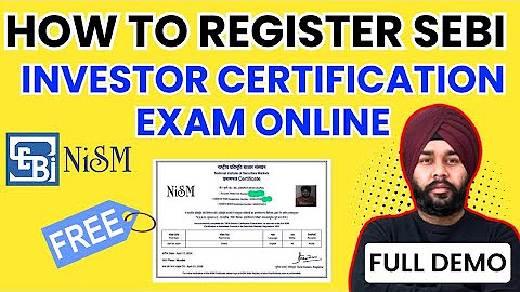 NISM SEBI Investor Certification Free Exam - YouTube
