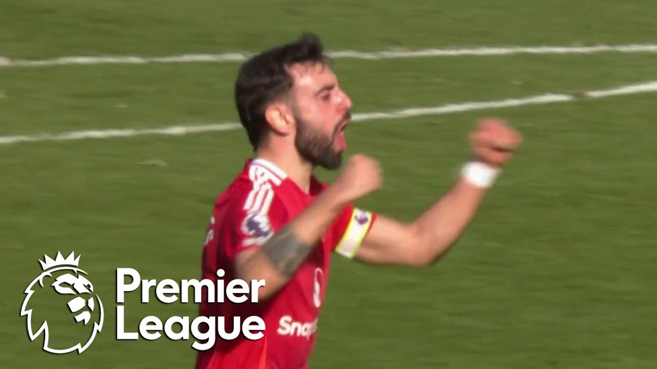 Bruno Fernandes' free kick gives Man United hope against Everton ...