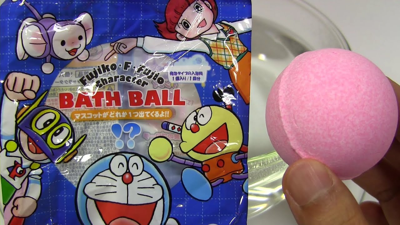 ASMR Prize Bath Bomb #107 Doraemon - YouTube