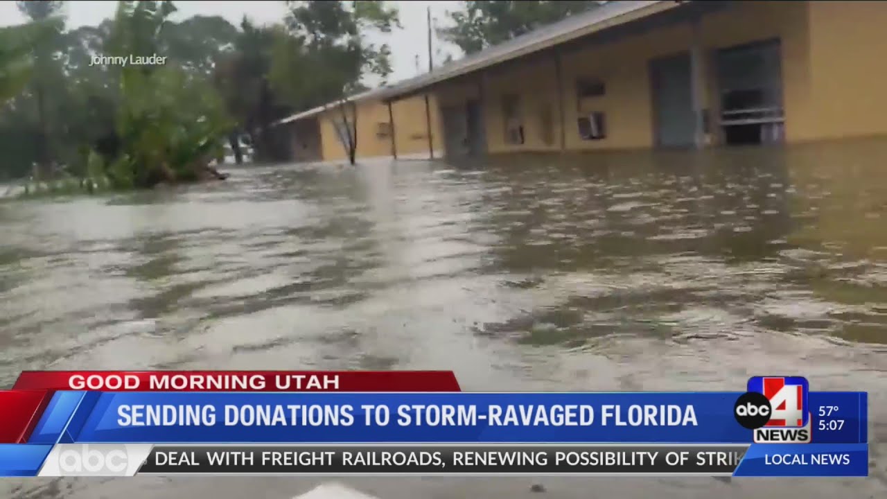 Sending Donations to Storm-Ravaged Floriday: Interview with Salsa Leedos - YouTube