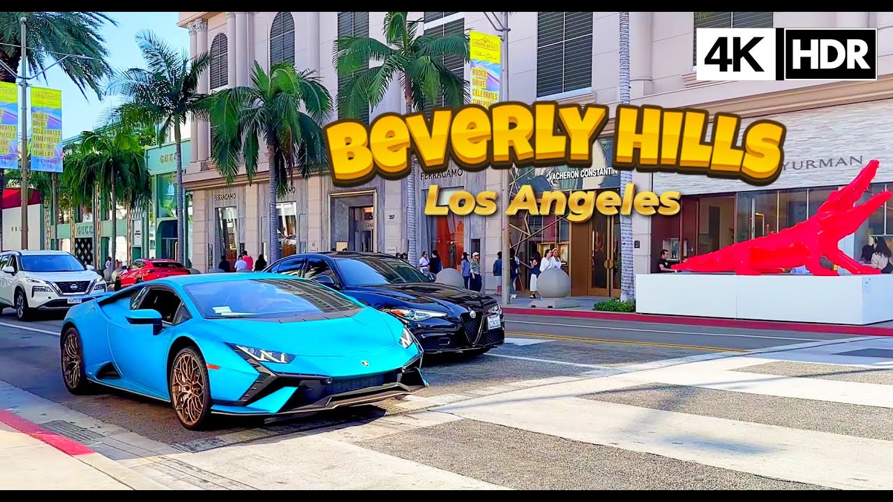 Walking Tour of Beverly Hills | Rodeo Drive & Celebrity Homes in Los ...